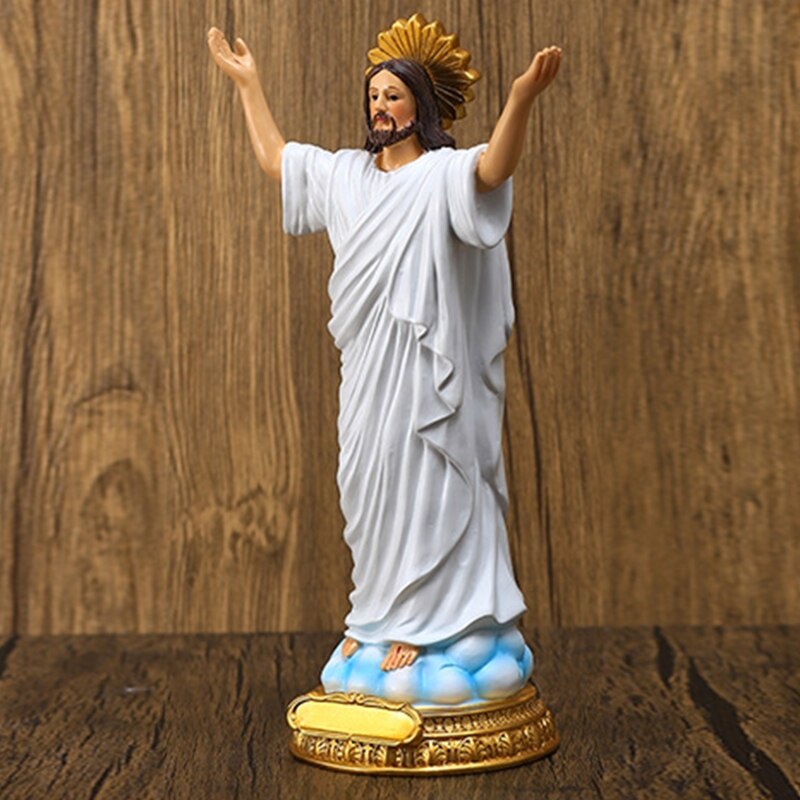 8.86 Inch Tall Jesus Statue Sacred Rebirth Figure ... – Vicedeal
