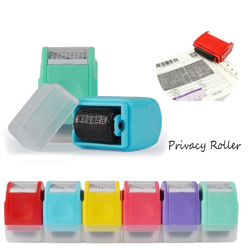6 Color Privacy Identity Roller Portable Informati... – Vicedeal