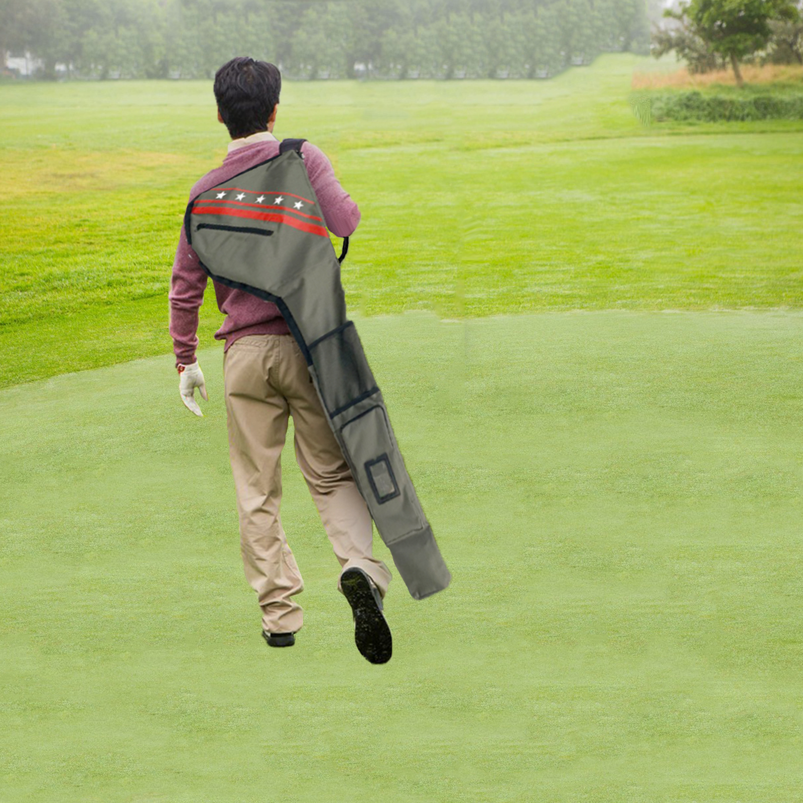Waterproof Golf Bag Cover with Brush for 7-10 Club... – Vicedeal