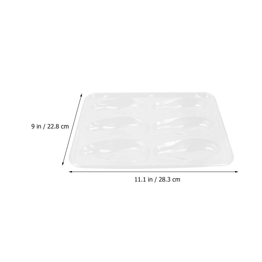 100 Stuks Wegwerp Oyster Verpakking Plaat Draagbar... – Vicedeal