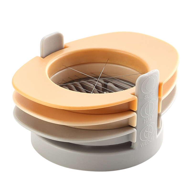 3in1 Egg Slicer Sectioner Cutter Multifunction Fru... – Grandado