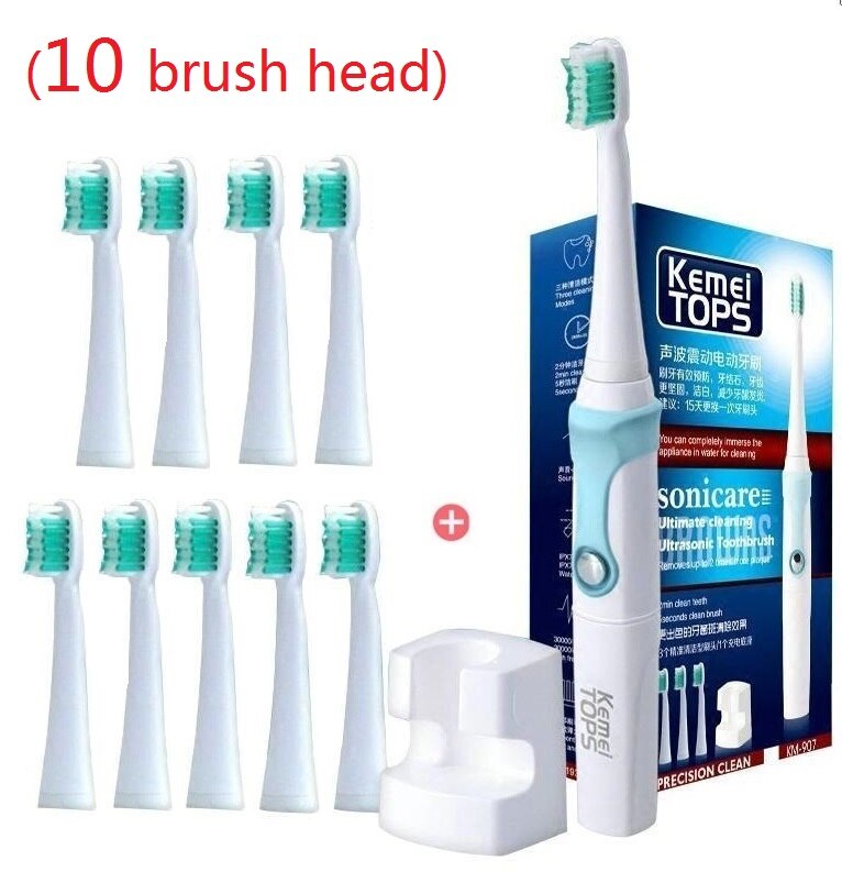 Rechargeable electric toothbrush ultrasonic toothb... – Vicedeal