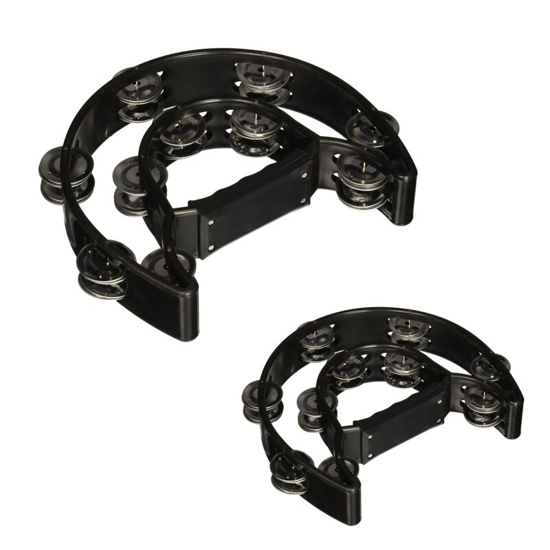 Compact Double Half Moon Music Tambourine Percussi... – Vicedeal