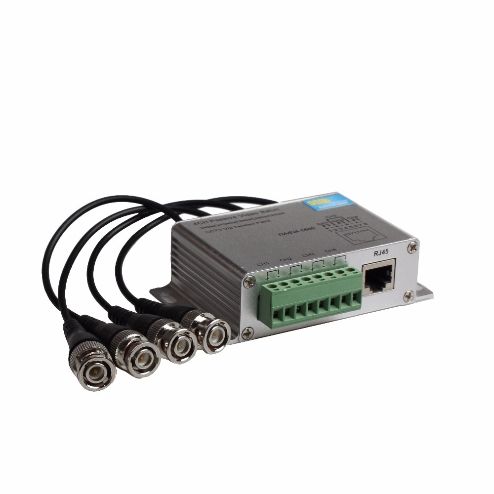 BESDER 4Channel Active Passive Video Balun ROHS Tr... – Grandado