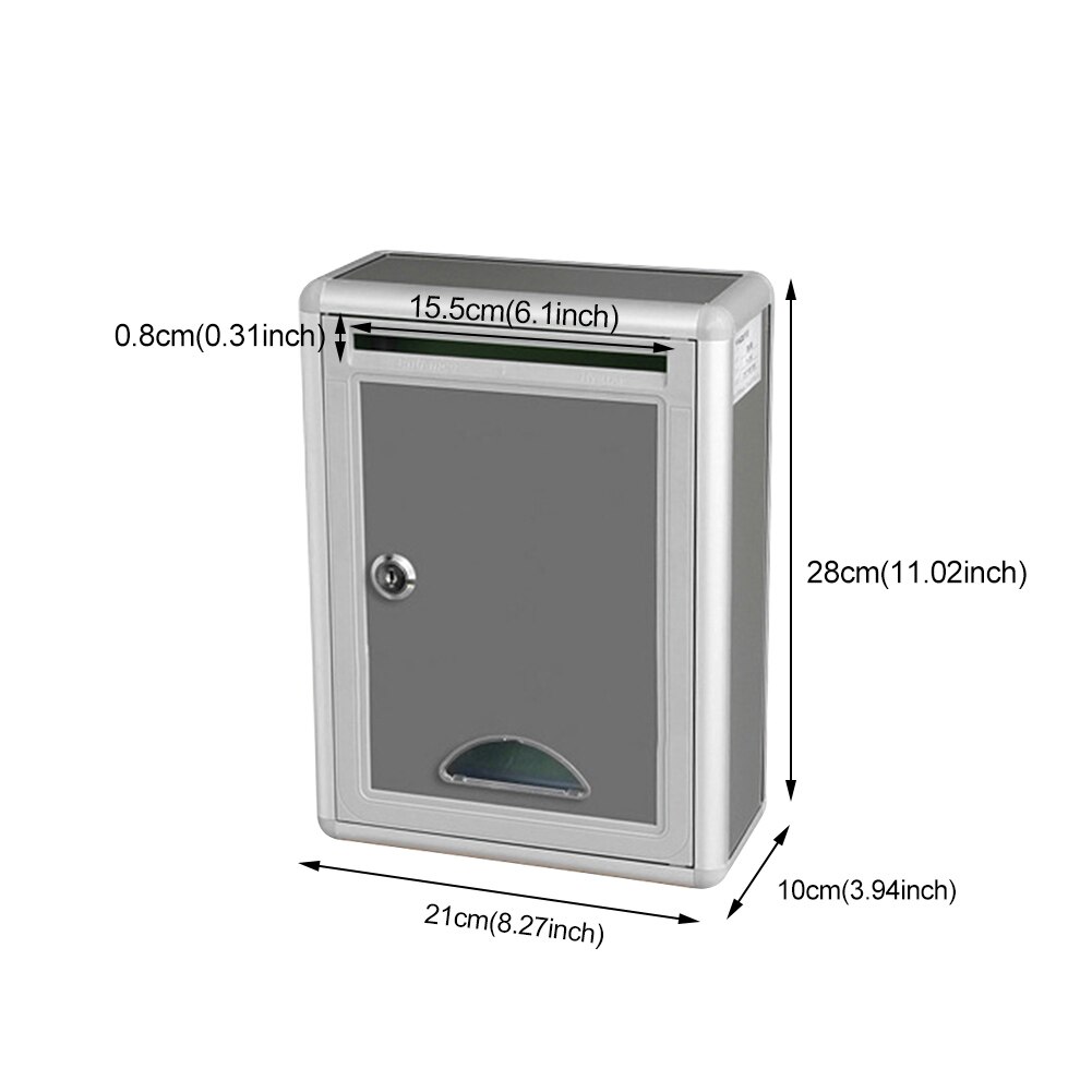 Mailbox Mail Letter Garden Ornament Parcel Decor L... – Grandado