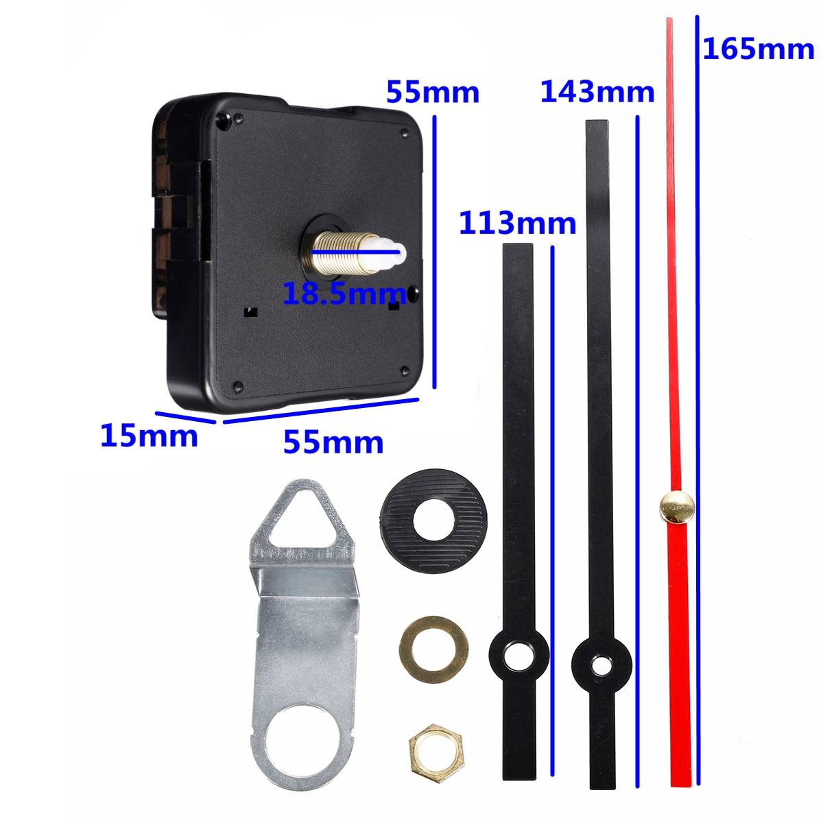 5/10pcs 18.5mm Quartz Silent Clock Movement Mechan... – Grandado