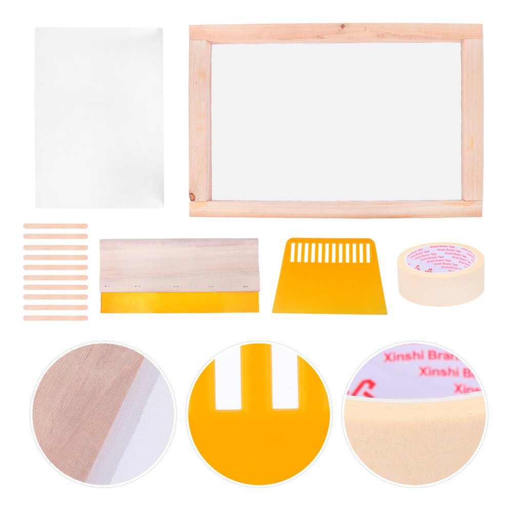 1 Set Screen Printing Starter Kit Screen Printing ... – Vicedeal