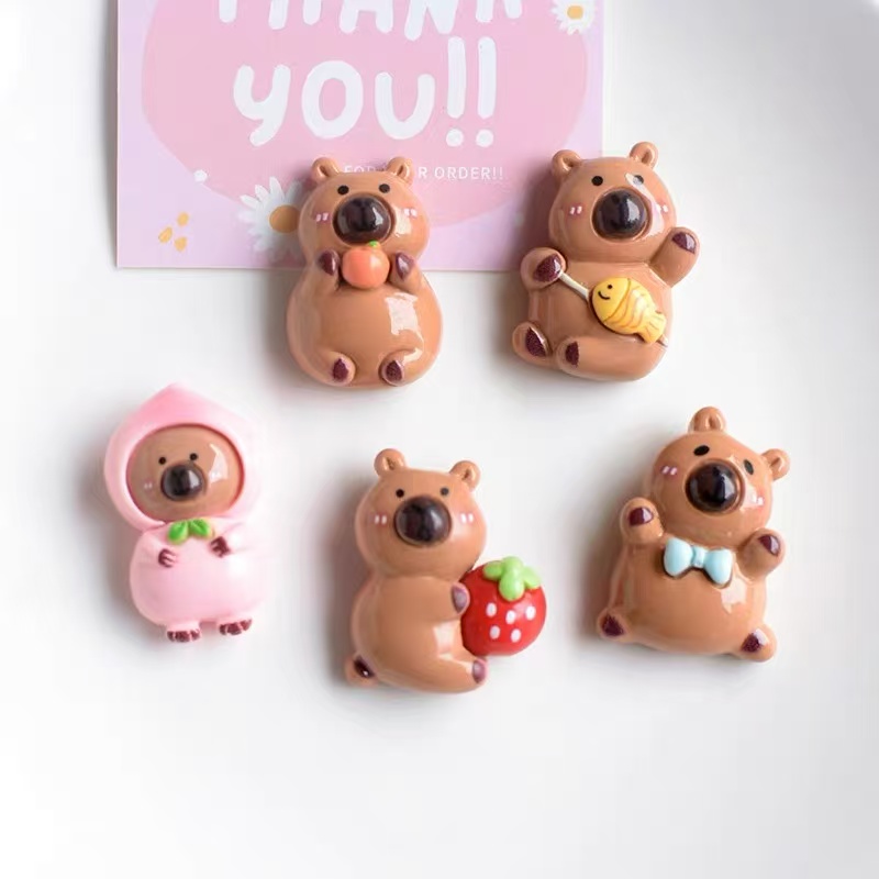 Leuke cartoon cavia Capibala set koelkastmagneet b... – Vicedeal