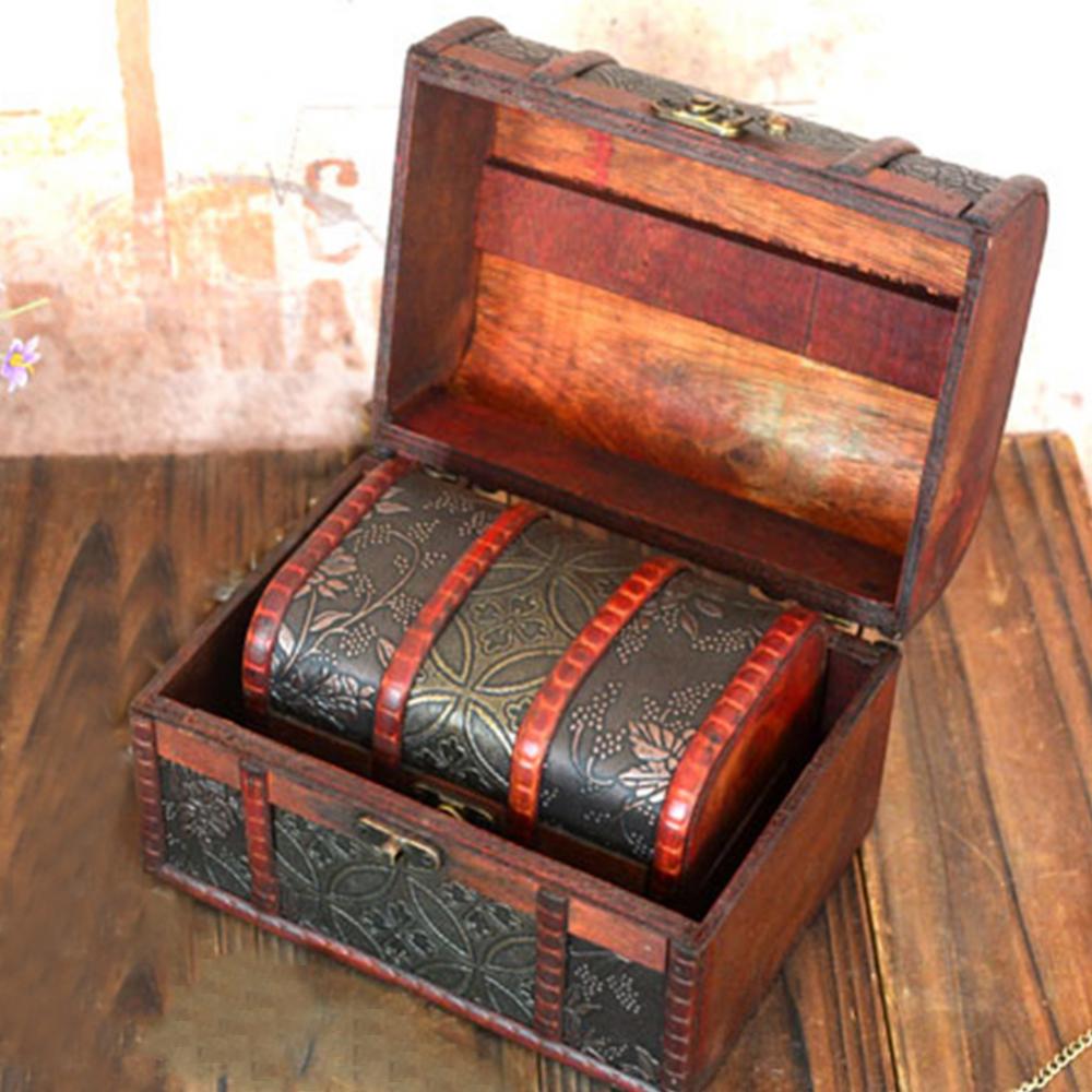 80% 3Pcs Wooden Treasure Chest Stash Box Jewelry M... – Grandado