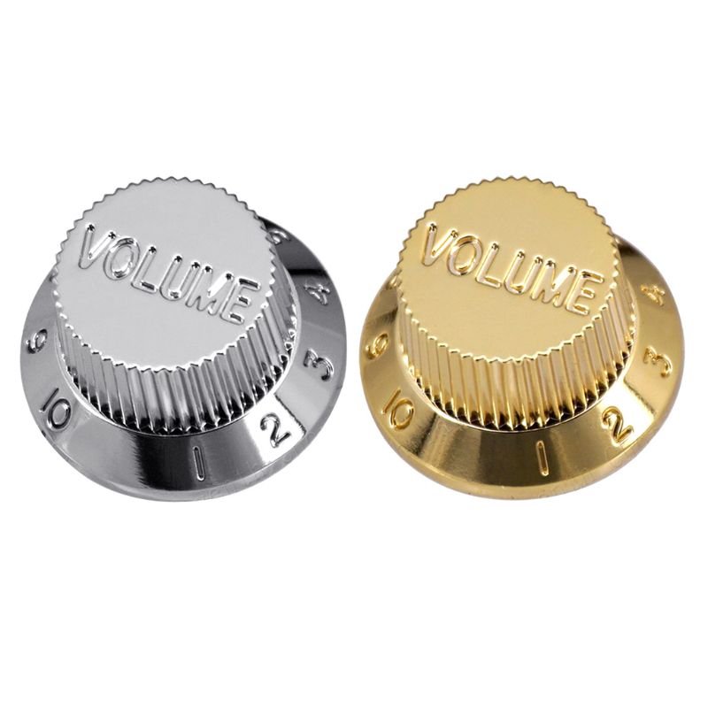 1 Volume 2 Tone Knob Button Electric Guitar Potent... – Grandado