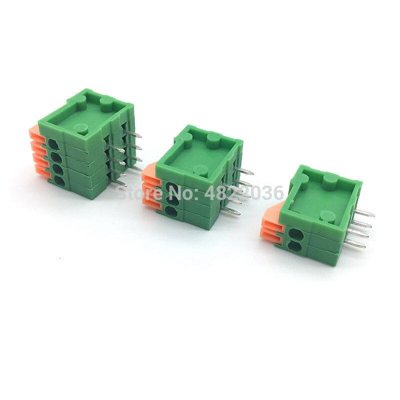 50pcs KF141R 2.54mm Pitch Spring Terminal Blocks C... – Vicedeal