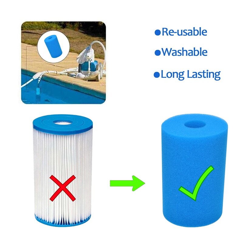 Pool Foam Filter Sponge Filter For Intex B Type Re... – Grandado