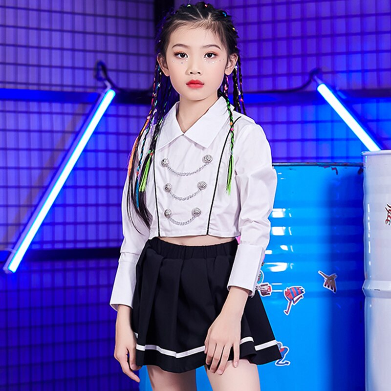 College Style Girl JK Suit Children Jazz Dance Cos... – Grandado