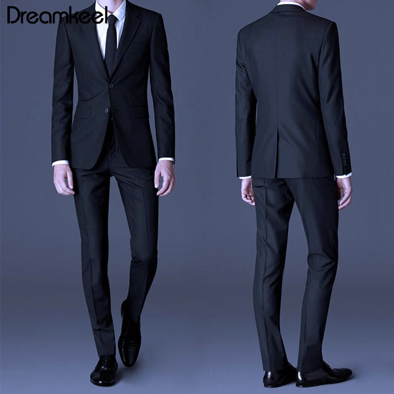 Two-piece men's Slim suits men's business casual c... – Grandado