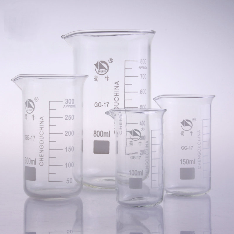 glass beaker high-borosilicate glass thickening he... – Vicedeal