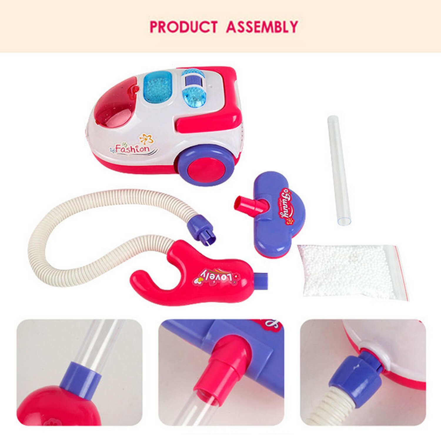 Kids Simulation Sound Light Vacuum Cleaner Househo... – Grandado