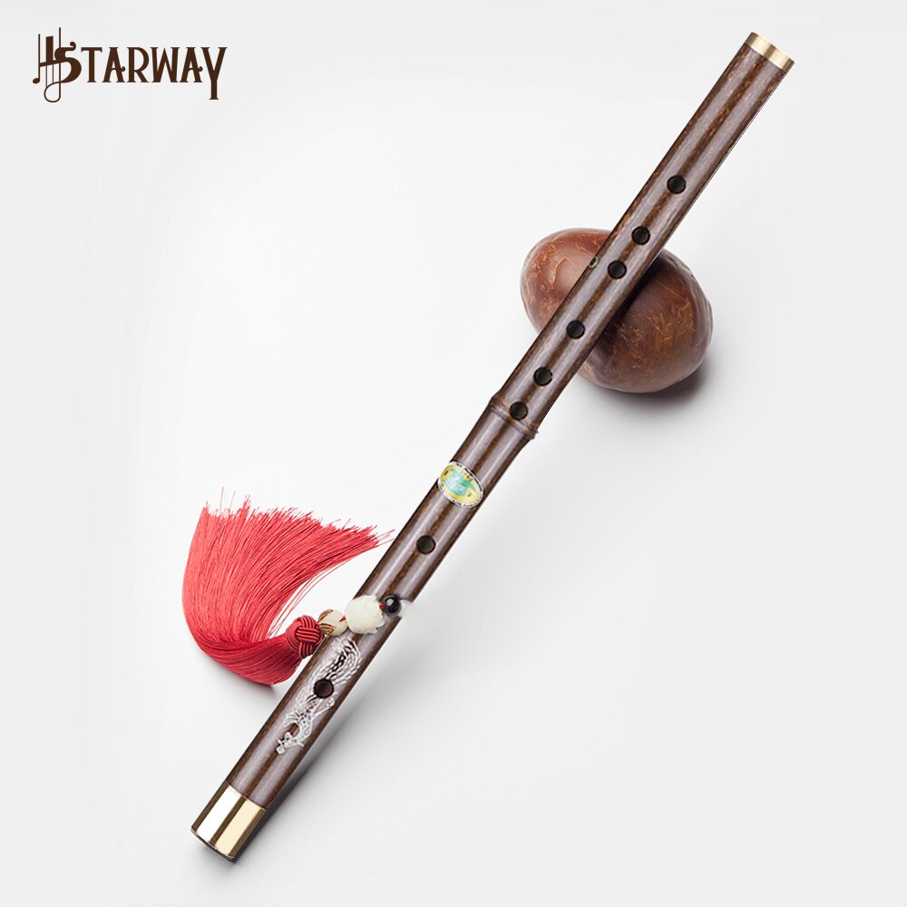 STARWAY Black Bamboo Dizi Flute Traditional Handma... – Vicedeal