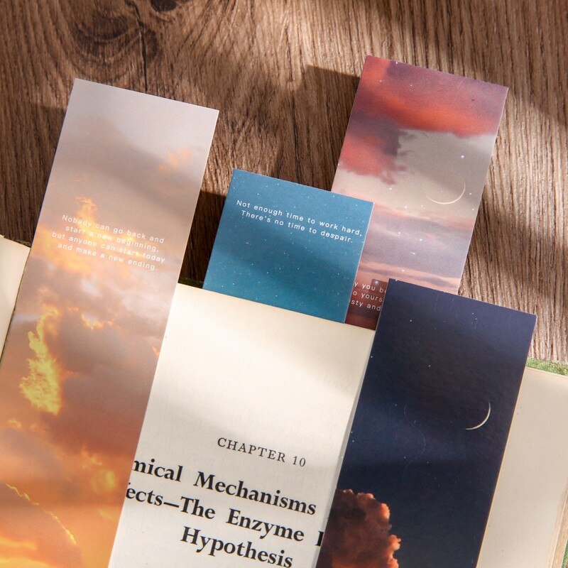 30 Pcs Cute Kawaii Paper Bookmark Famous Painting ... – Grandado