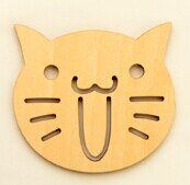 1 stücke Korea Kreative Niedlichen Tier Holz Beche... – Vicedeal