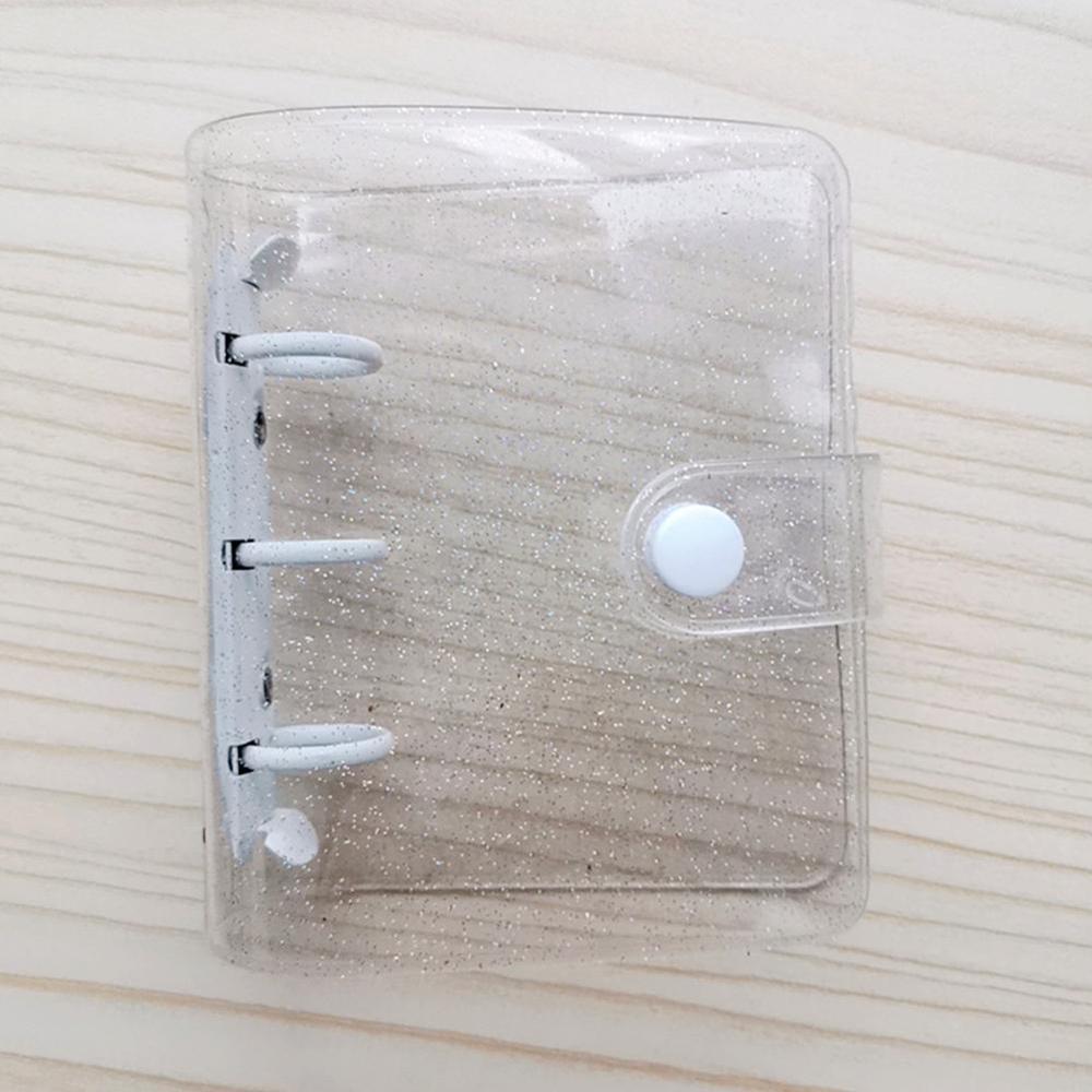 Mini Star Transparent Loose Leaf Binder Notebook I... – Grandado