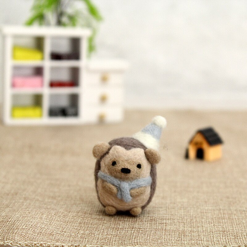 Non-Finished Hedgehog Toy Doll Felt Kit DIY Handma... – Grandado