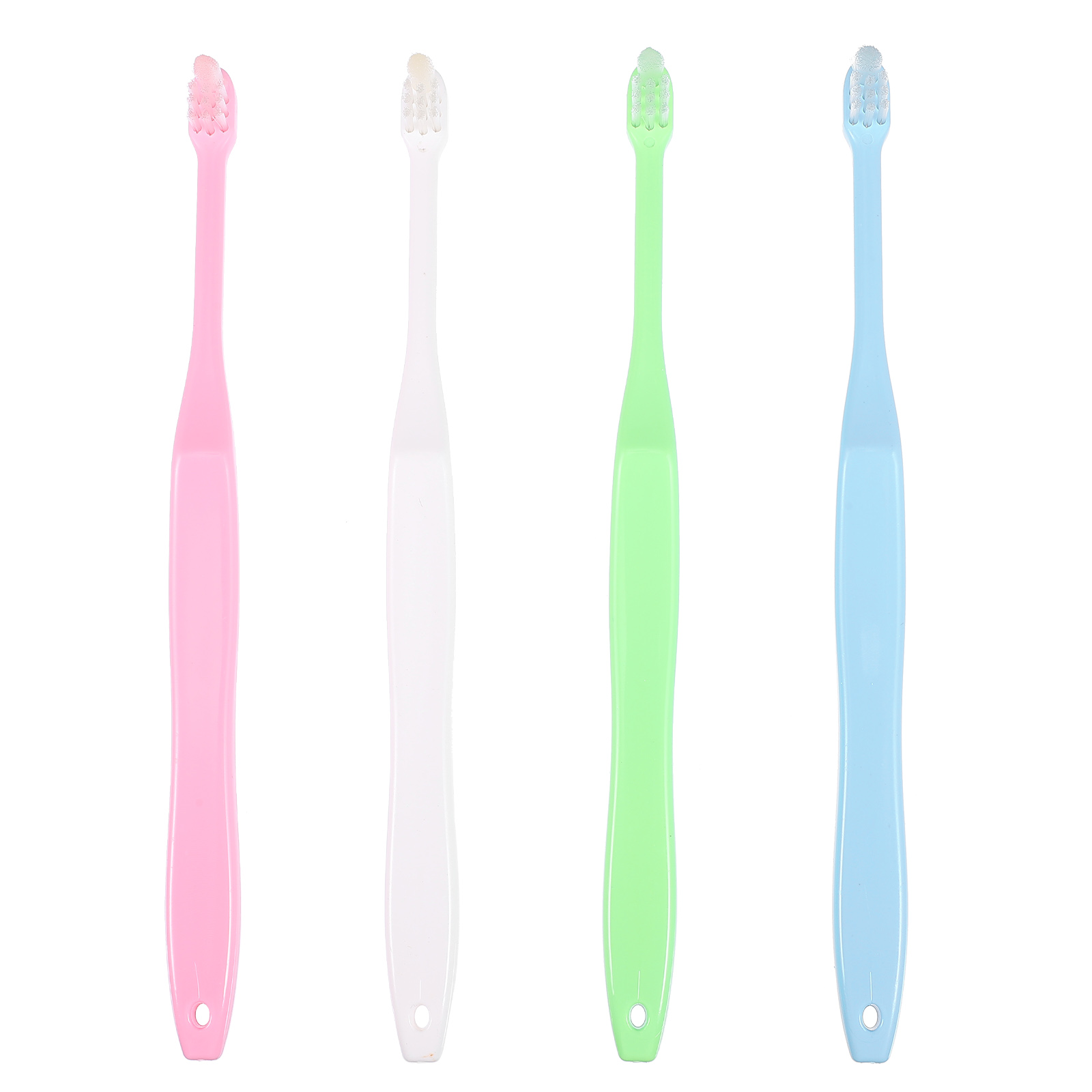 4Pcs Single-end Toothbrushes Concave Shape Toothbr... – Grandado