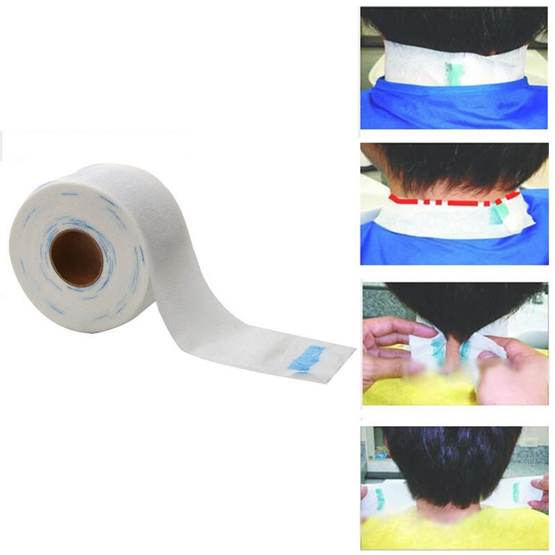 1Pc Stretchy Disposable Neck Paper Roll for Barber... – Grandado