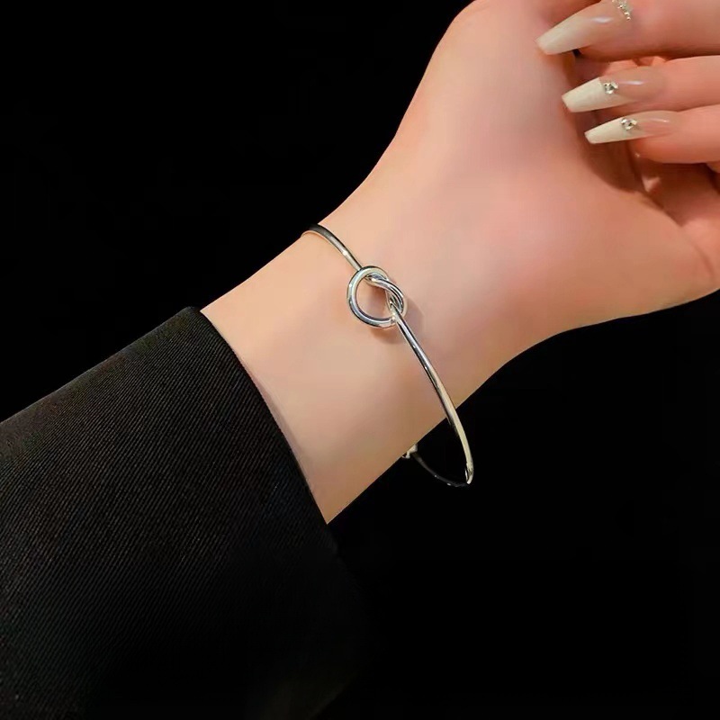 Trendy Open Bracelet Bangles for Women Metal Twist... – Grandado