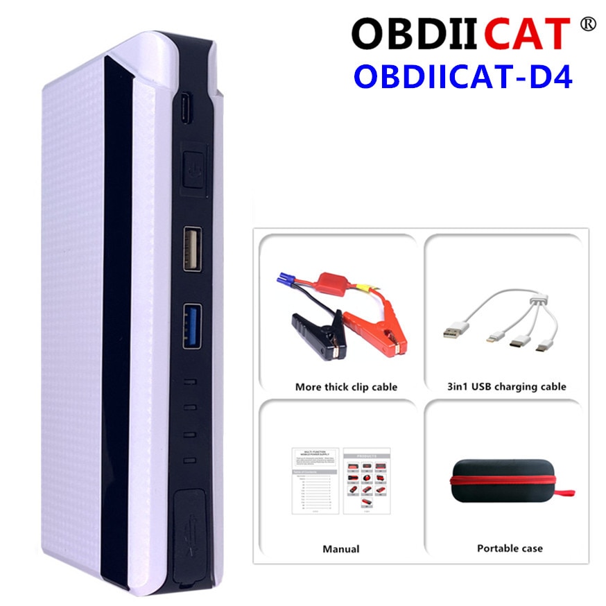 OBDIICAT-D4 Super Function Car Jump Starter Power ... – Vicedeal