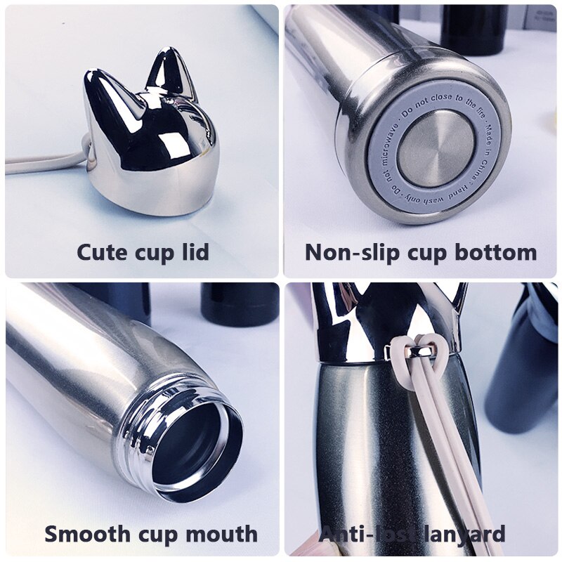 320ML Mini Coffee Vacuum Flasks Lovely Stainless S... – Grandado