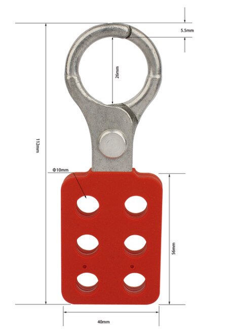 Lockout Hasp 1'' 1.5'' hasp ,alumi... – Vicedeal