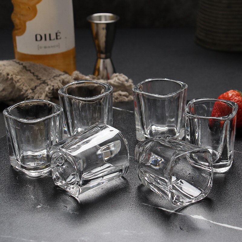 6Pcs/Set Personality Transparent Wine Glass Small ... – Vicedeal