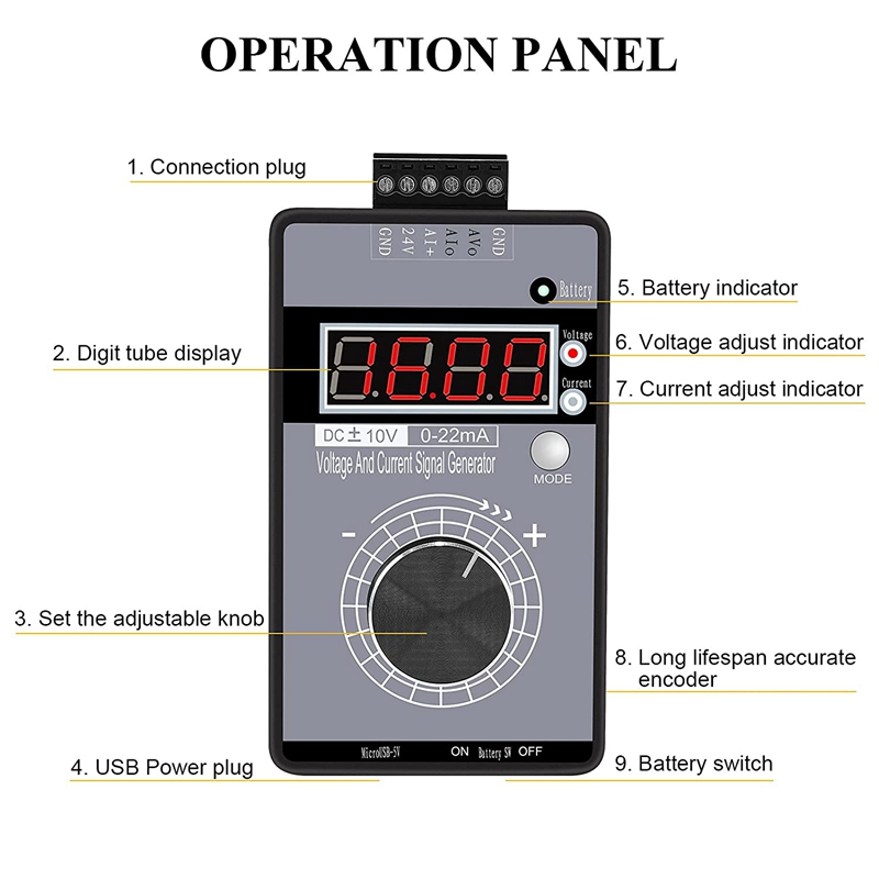 Dc 0-10V 0/4-20MA Stroom Spanning Signaal Generato... – Vicedeal
