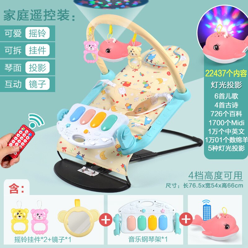 Baby Shining Smart Electric Baby Cradle Crib Rocki... – Grandado