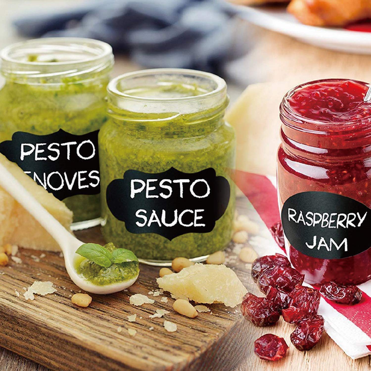 100 Removable Self-Adhesive Chalkboard Labels Stic... – Vicedeal