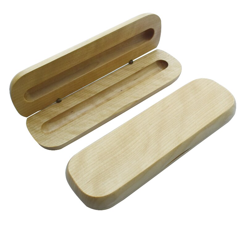 Portalápices De Madera De Color Natural Estuche D Grandado