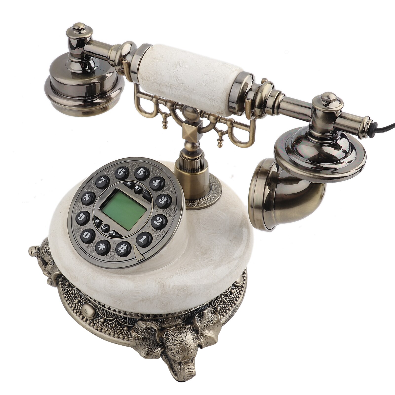 European Antique Telephone Rotary Dial Retro Landl... – Grandado