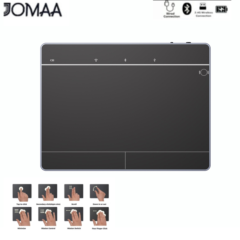 JOMAA Drahtlose Bluetooth-Trackpad-Maus mit drei M... – Vicedeal