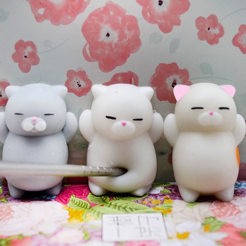 Soft Cat Style Healing Squeeze Stress Reliever Kid... – Grandado