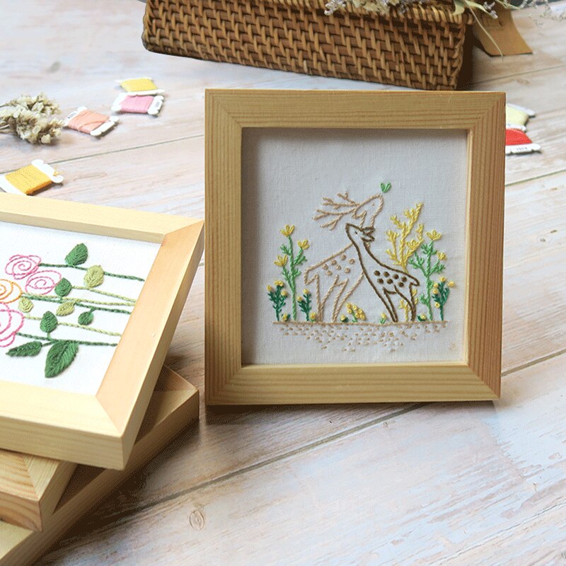 Warm Printing Embroidery Kit DIY Needlework Cartoo... – Grandado