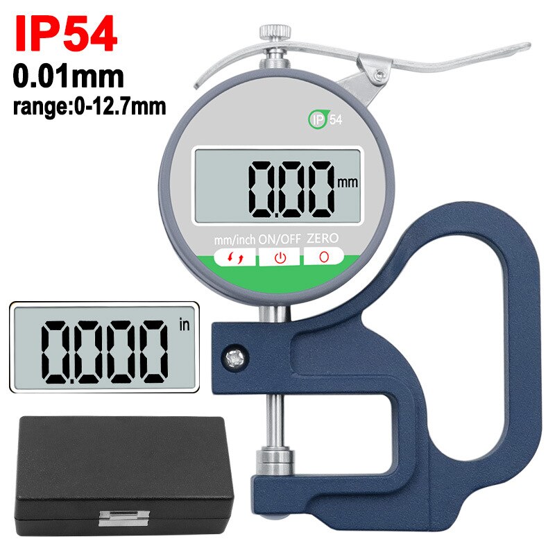 0.001mm Digital Thickness Gauge Meter Portable LCD... – Grandado