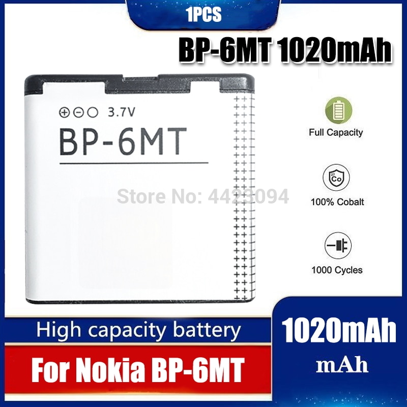 1pc bp -6mt batterij voor nokia 6720c e51 e51i n78... – Grandado