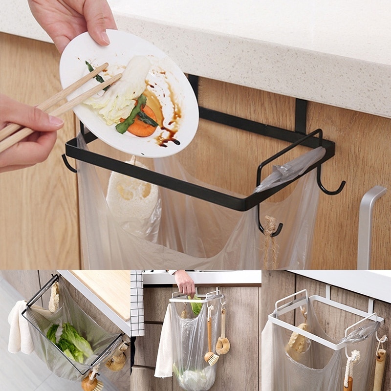 Holder Door Hook Garbage Bags Hanger Cupboard Stan... – Vicedeal