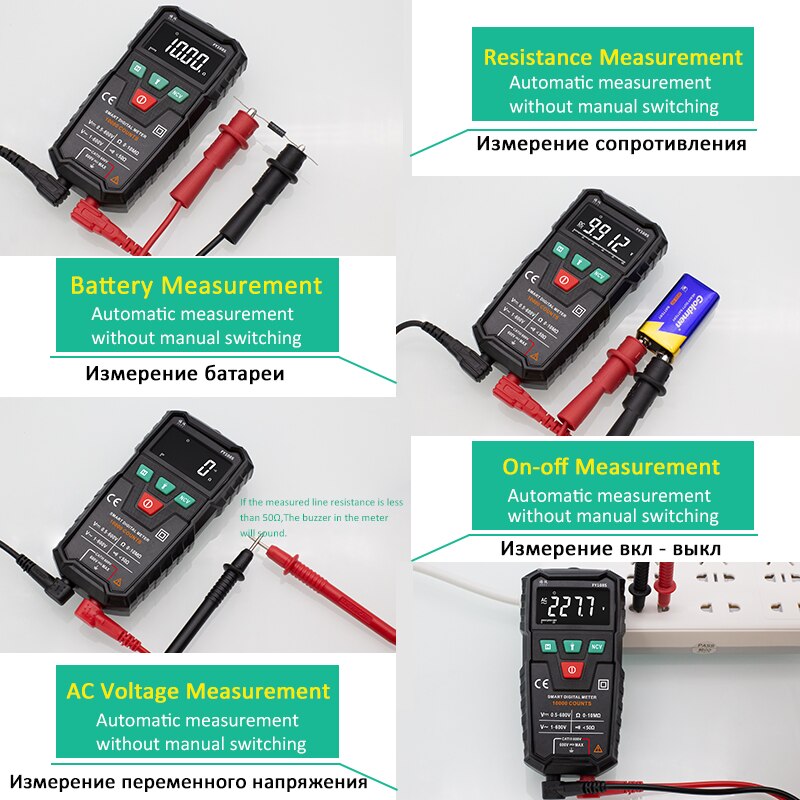 Mini Smart Multimeter Intelligente Automatische Mu... – Vicedeal