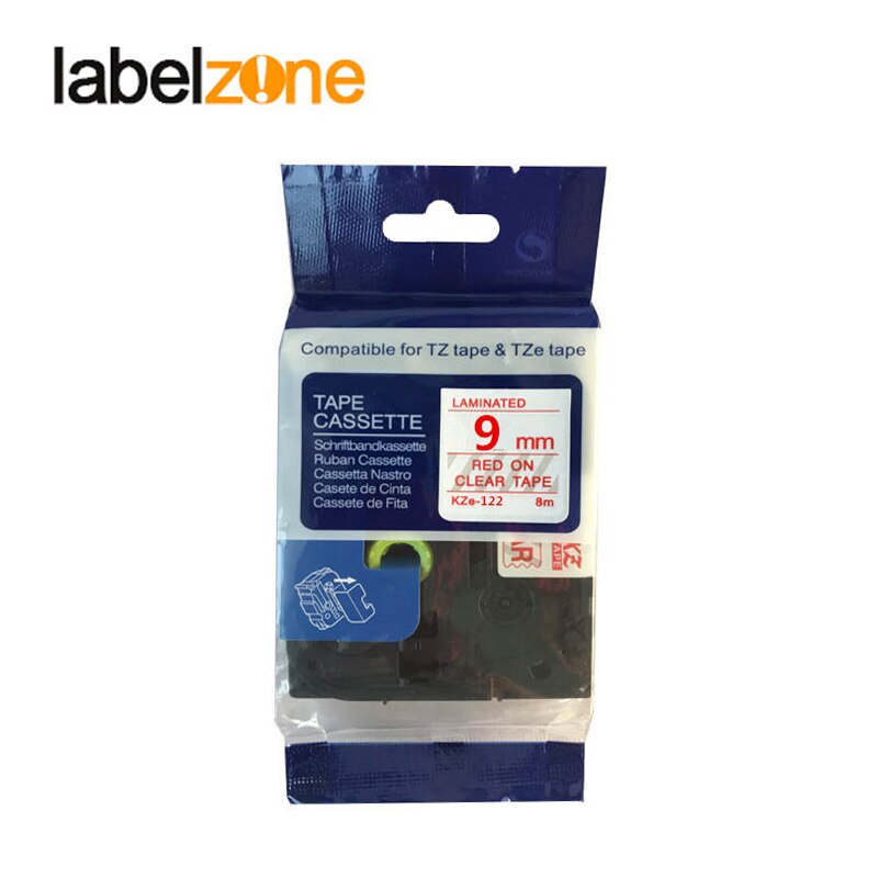 9Mm Rood Op Clear Tze122 Compatibel Brother P-Touc... – Grandado