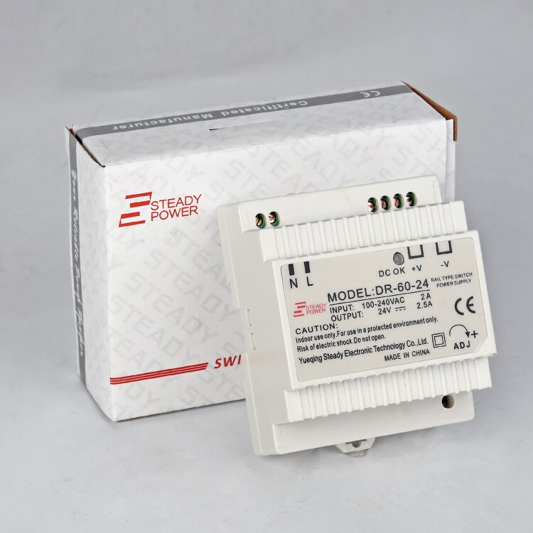 DR-60-12 transformator 12 volt 5 amp industriële d... – Grandado