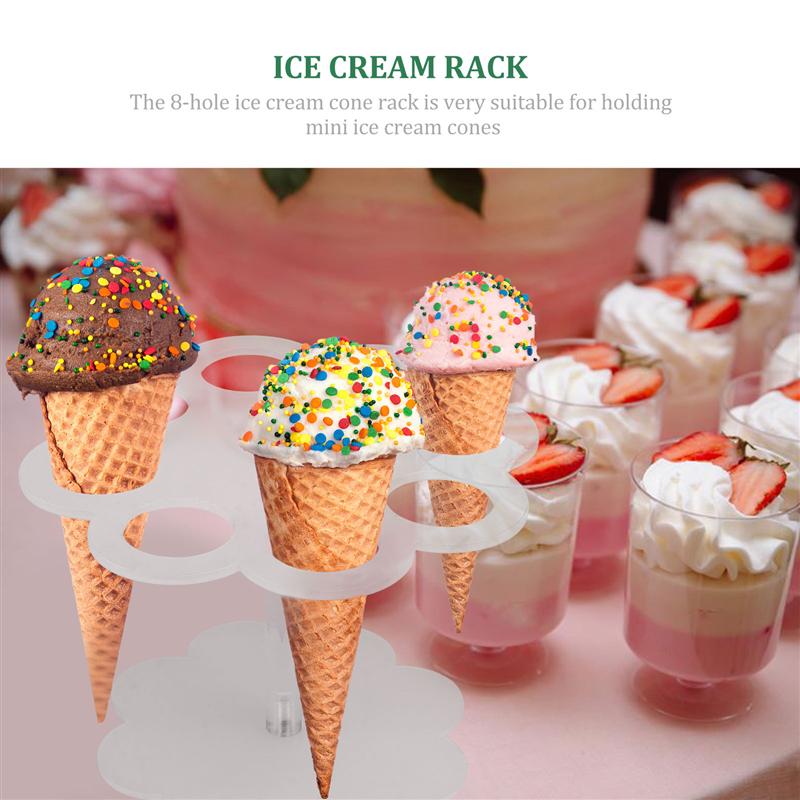 1Pc Ice Cream Cone Rack Crispy Cone Rack Ice Cream... – Grandado