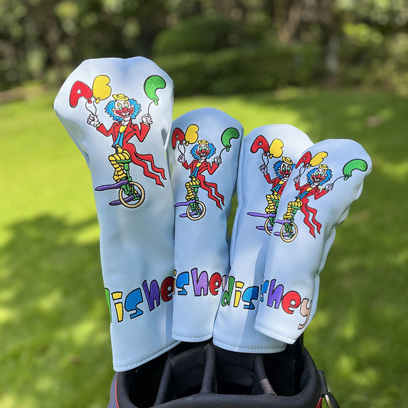 Golf club cover cartoon clown club head cover wood... – Grandado