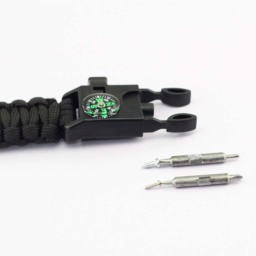 Camping Bracelet Compass Phillips Screwdriver Whis... – Vicedeal