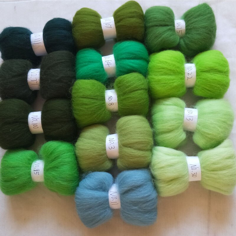 WFPFBEC VILT gekamd 100% wol merinowol voor naaldv... – Vicedeal